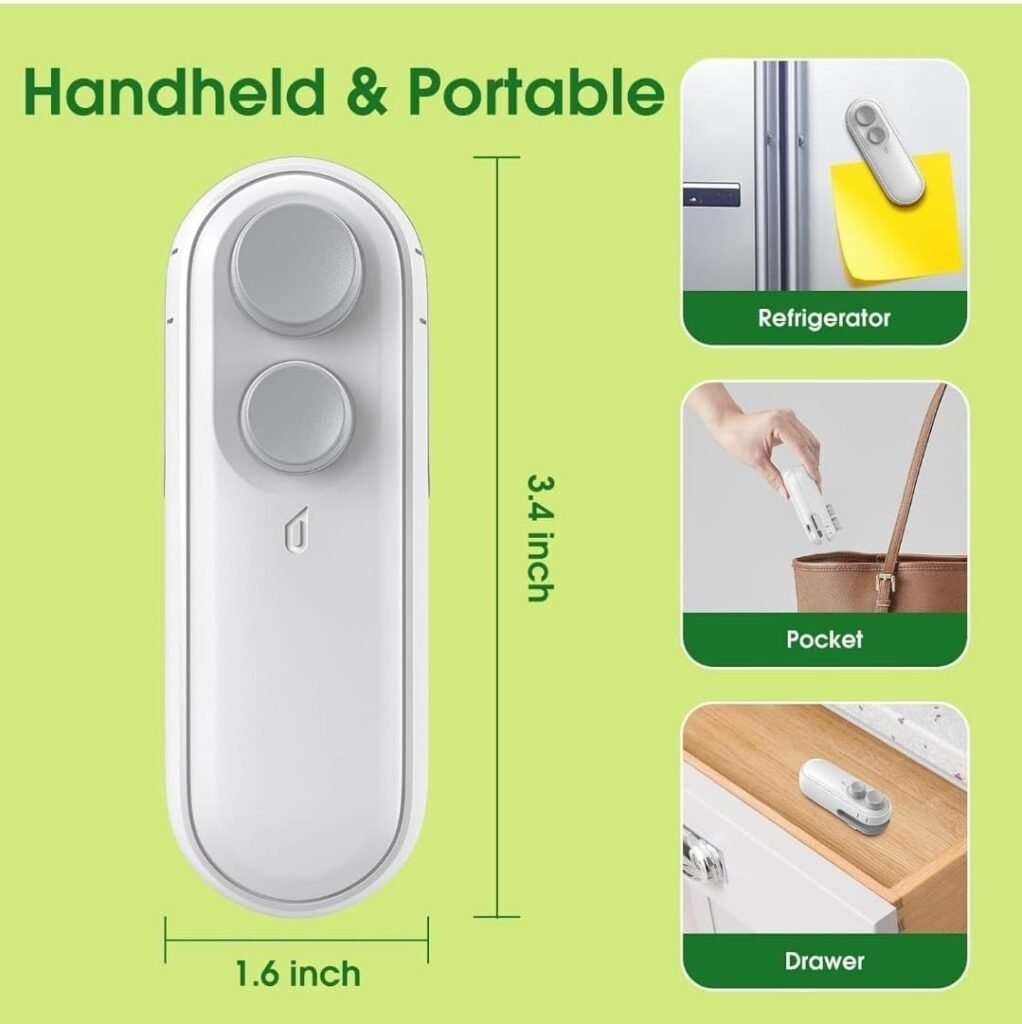 Buy Portable Sealer Machine - Handheld Packet Sealer for Food, Snacks ...